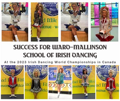 Success For Ward Mallinson School Of Irish Dancing At The 2023 World