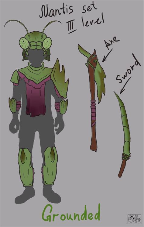 Mantis Set Character Design Game Character Design Character Design