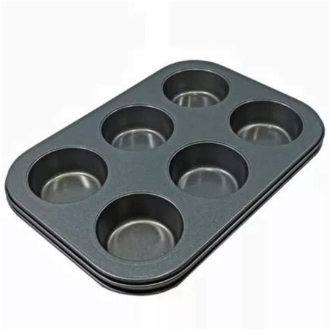 MOLDE TEFLON MUFFINS X6 ANTIADHERENTE Planeta Fiesta