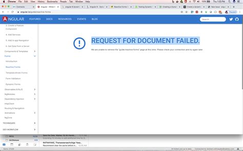 Some Of The Documents Can Not Be Accessed · Issue 35868 · Angular