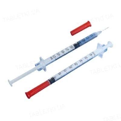 Купить Шприц инсулиновый 1 мл U-100 Ayset 3-х компонентный со съемной ...