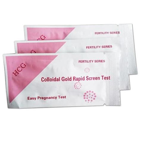 Hcg Colloidal Gold Rapid Screen Test Easy Pregnancy Test Safe Sex