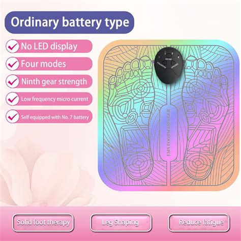Electric Ems Reshaping Foot Massager Mat Pad Legs Massage Machine
