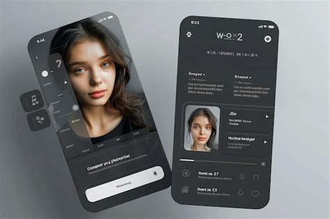 Premium Photo Innovative Mobile Interface Design With A Users Profile