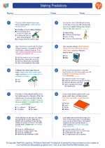Making Predictions Th Grade Ela Worksheets And Answer Key
