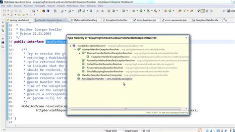 Java Web拓展 Spring Mvc 27异常处理及课程总结 Youtube