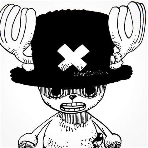 Chopper One Piece Manga Dibujos Bonitos Dibujos Blanco Y Negro