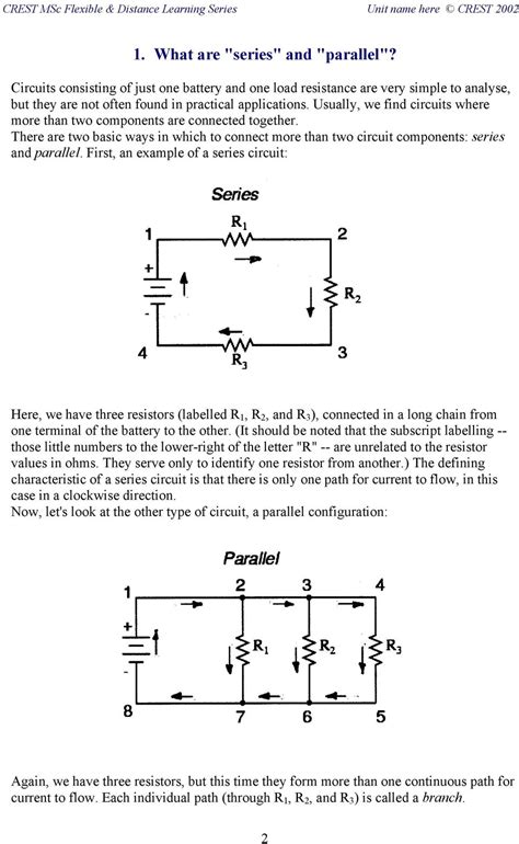 Practical Examples Of Series And Parallel Circuits Circuit Diagram