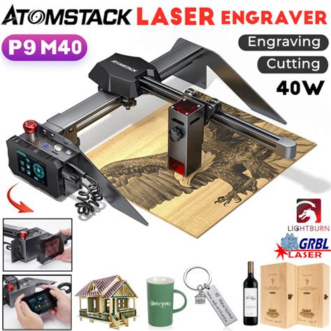 Atomstack P9 M40 Laser Engraver With Touch Screen Control Terminal 40w
