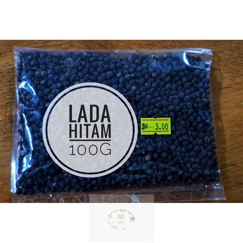 BIJI LADA HITAM 100g 500g 1kg BLACK PEPPER Shopee Malaysia