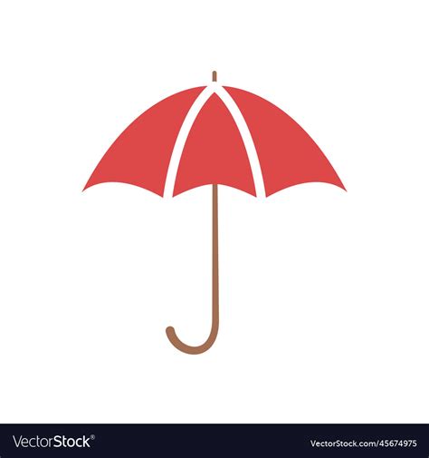 Business Red Umbrella Icon Royalty Free Vector Image