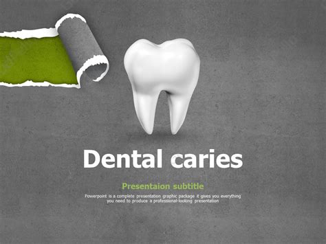 Dental Caries Ppt 고퀄리티 프레젠테이션 템플릿 굿펠로