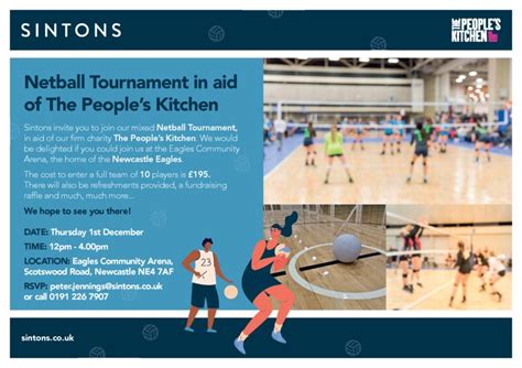 Sintons Llp On Linkedin Charity Csr Netball