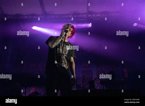 Parco Della Musica Padova Italy September 07 2022 Chiello During Chiello Italian Singer