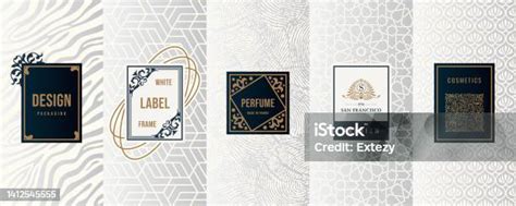 디자인 요소 라벨 아이콘 프레임 로고 포장 럭셔리 제품의 벡터 디자인의 빈티지 컬렉션for 향수 비누 와인 로션 절연 라벨에 대한 스톡 벡터 아트 및 기타 이미지 Istock