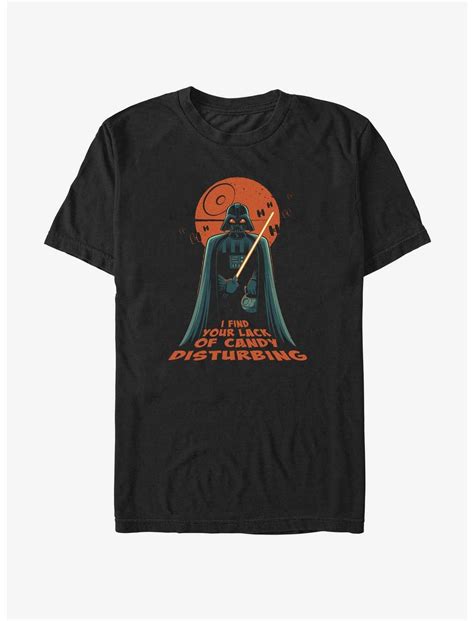 Star Wars Vader Disturbing Lack Of Candy T Shirt Black Hot Topic