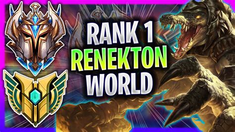 RANK 1 RENEKTON IN THE WORLD RANK 1 RENEKTON TOP GAMEPLAY RANK 1