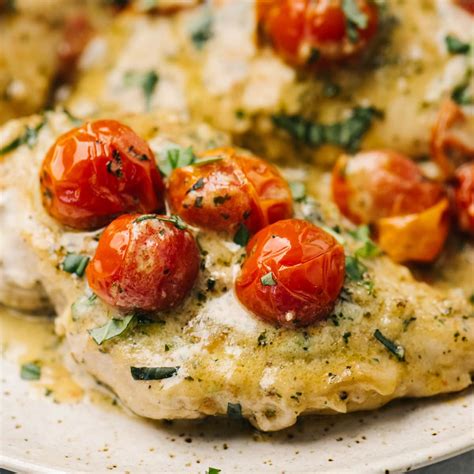 One Pan Creamy Pesto Chicken Breasts Our Salty Kitchen
