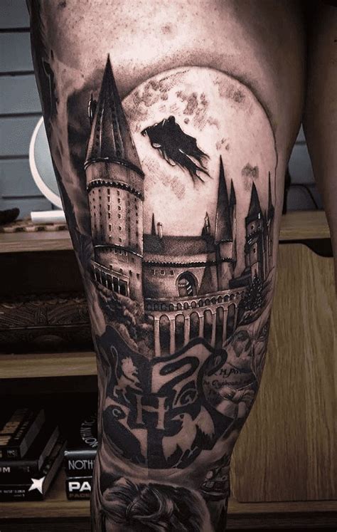 Hogwarts Tattoo Design Images Hogwarts Ink Design Ideas Hogwarts