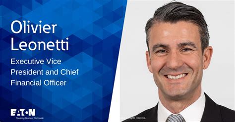 Eaton Appoints Board Member Olivier Leonetti Executive Vice President