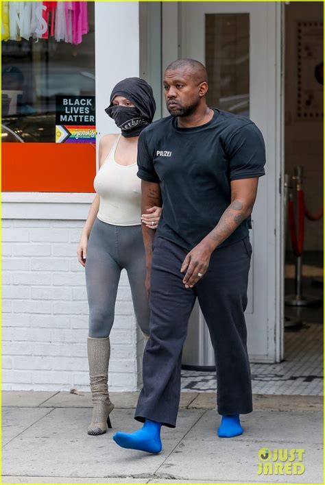 Kanye West Wears Shirt With Shoulder Pads Goes Shoeless During Ice