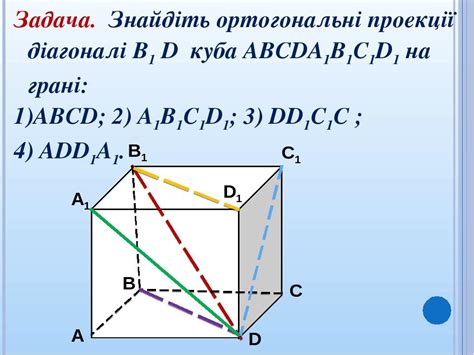 Ортогональне проектування Презентація Геометрія
