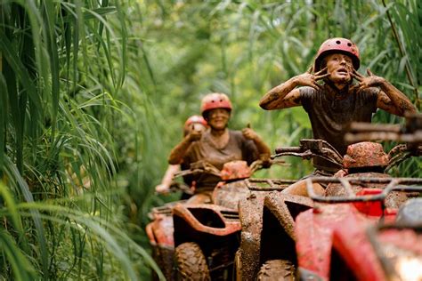 Bali Quad Bike Adventure Monkey Forest And Tegenungan Waterfall