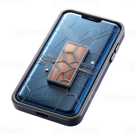 Magnificent Abstract A Cracked Smartphone Screen Revealing Complex