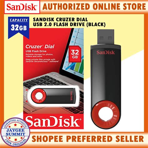 Sandisk Cruzer Dial 32gb Flash Drive Usb 2 0 Shopee Philippines