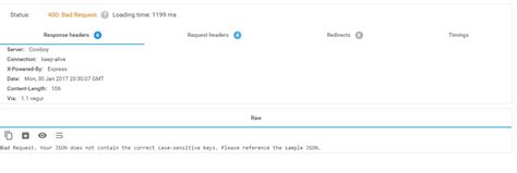 Apex Trailhead Post Issue Json Does Not Contain Correct Case