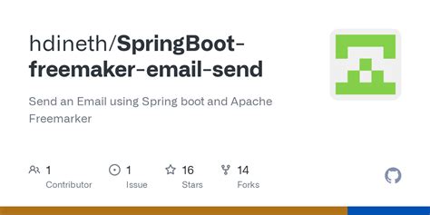 github hdineth springboot freemaker email send send an email using