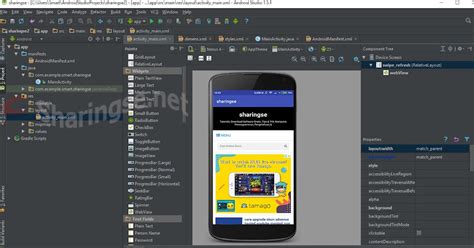 Membuat Aplikasi WebView Dengan Android Studio Dunia Belajar