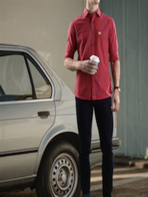 Buy U S Polo Assn Checked Pure Cotton Tailored Fit Shirt Shirts For