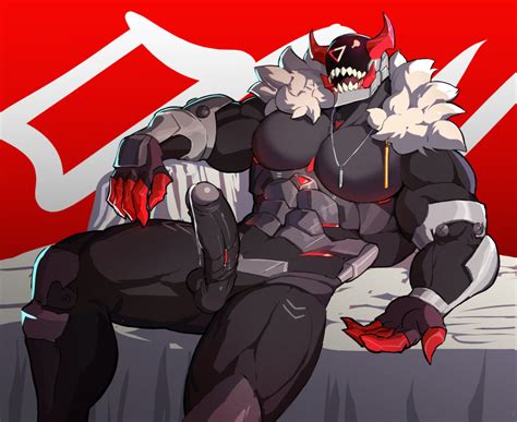 Rule 34 2 Horns 5 Fingers Arm Support Biceps Cybernetics Cyberpunk