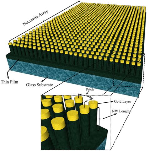 Schematic Diagram Of The Proposed Nanowires Array Download Scientific