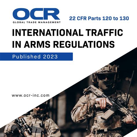International Traffic In Arms Regulations Itar 2023 Edition Ocr