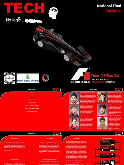 F1 In Schools Enterprise Portfolio Pdf Social Media Popular