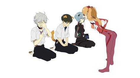 1920x1080 Neon Genesis Evangelion Mari Makinami Illustrious Rei