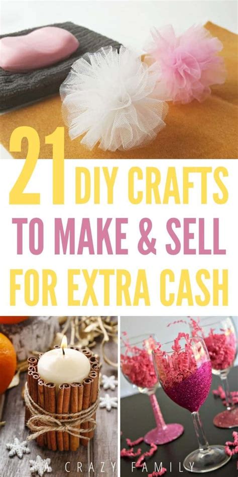 21 Diy Crafts To Make And Sell For Extra Cash Diy Ts To Sell Easy