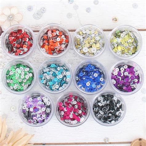 Sequins Dazzle With Our Extensive Range Of Vibrant Craft Sequins Add