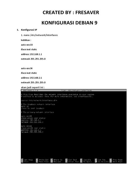 Konfigurasi Lengkap Servers Di Debian 9 Pdf
