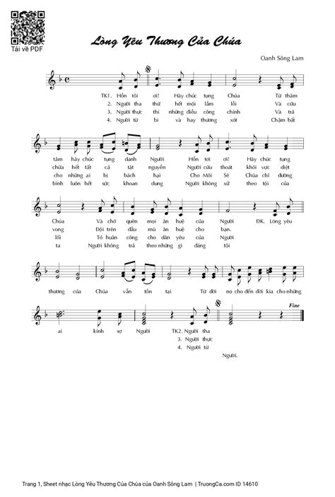 [sheet] Hồn Tôi ơi Hãy Chúc Tụng Chúa Từ Thâm Tâm Hãy Chúc Tụng Danh Người Pdf Download Sheet