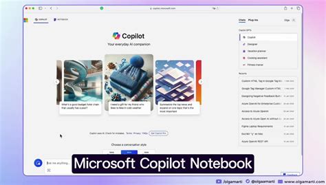 Olga Martí On Linkedin Microsoft Copilotnotebook Ai Microsoftcopilot