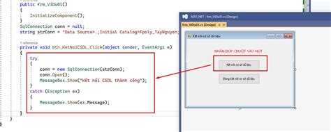 Adonet Và Sqlserver Kết Nối Với Sqlconnection Thầy Thạch Blog