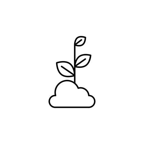 Farm Sapling Vector Icon Illustration 23200508 Vector Art At Vecteezy