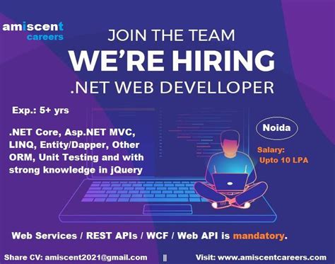 Subham Jain On Linkedin Hiringnow Noidaopenings Noidajobs Dotnetdeveloper