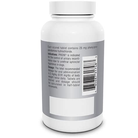 Proin 25 Mg For Dogs 60 Chewable Tablets On Sale Ep Rx
