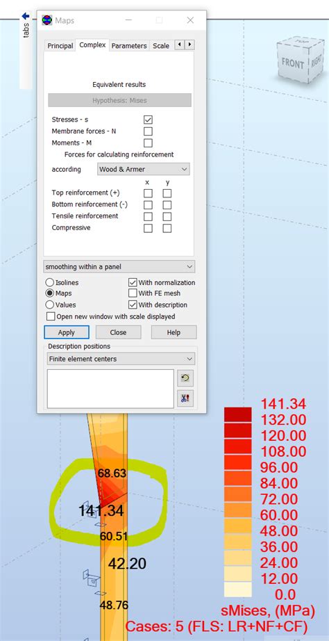 How To Reduce Value Of Vonmises Stresses Peaks For Plate In Robot