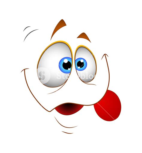Cartoon Funny Teasing Face Royalty Free Stock Image Storyblocks