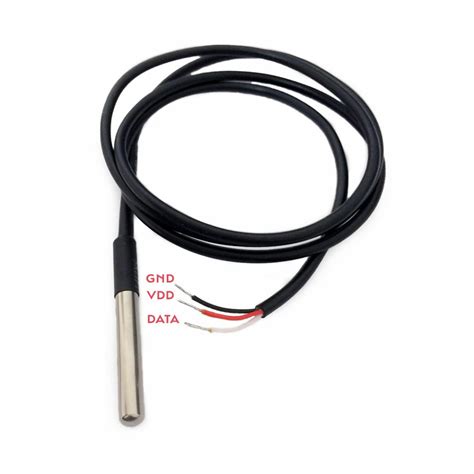 DS B Waterproof Digital Temperature Sensor Probe Meter Phipps Electronics